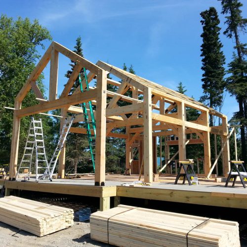 Kenai Alaska | Timber Frame Home | Custom Timber Frames