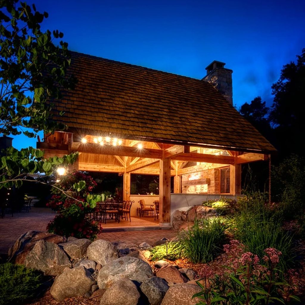 Minneapolis, MN | Timber Gazebo | Custom Timber Frames