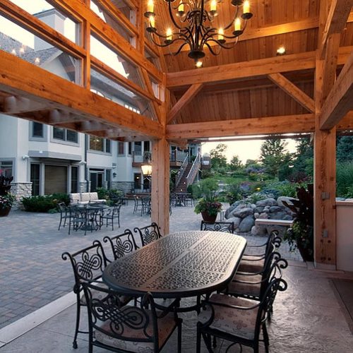 Minneapolis, MN | Timber Gazebo | Custom Timber Frames