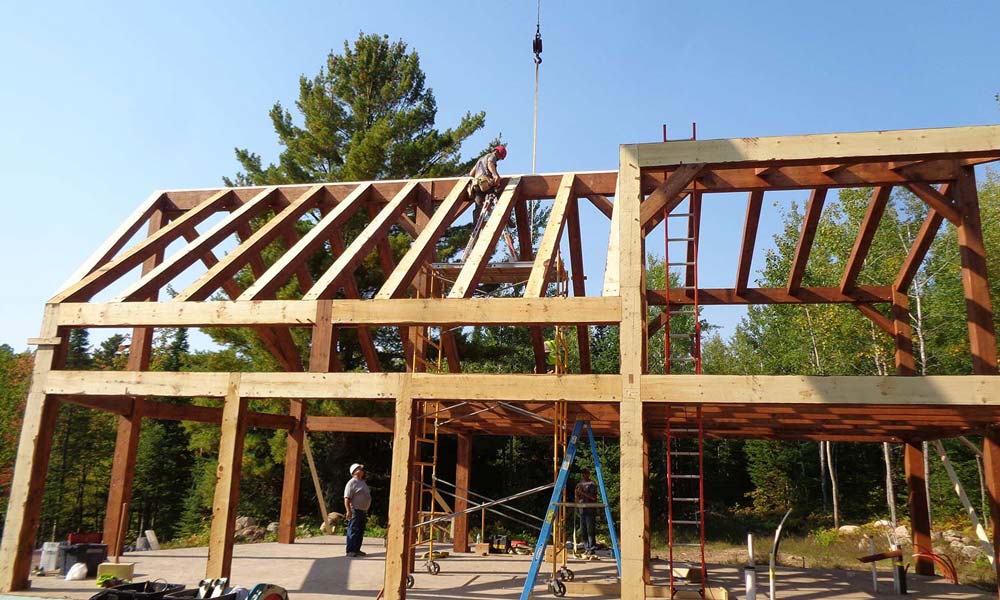Jobs in Progress | Custom Timber Frames