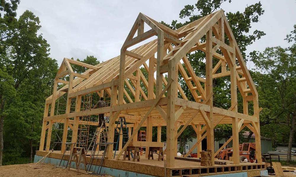 Jobs in Progress | Custom Timber Frames