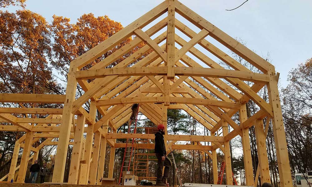 Jobs in Progress | Custom Timber Frames