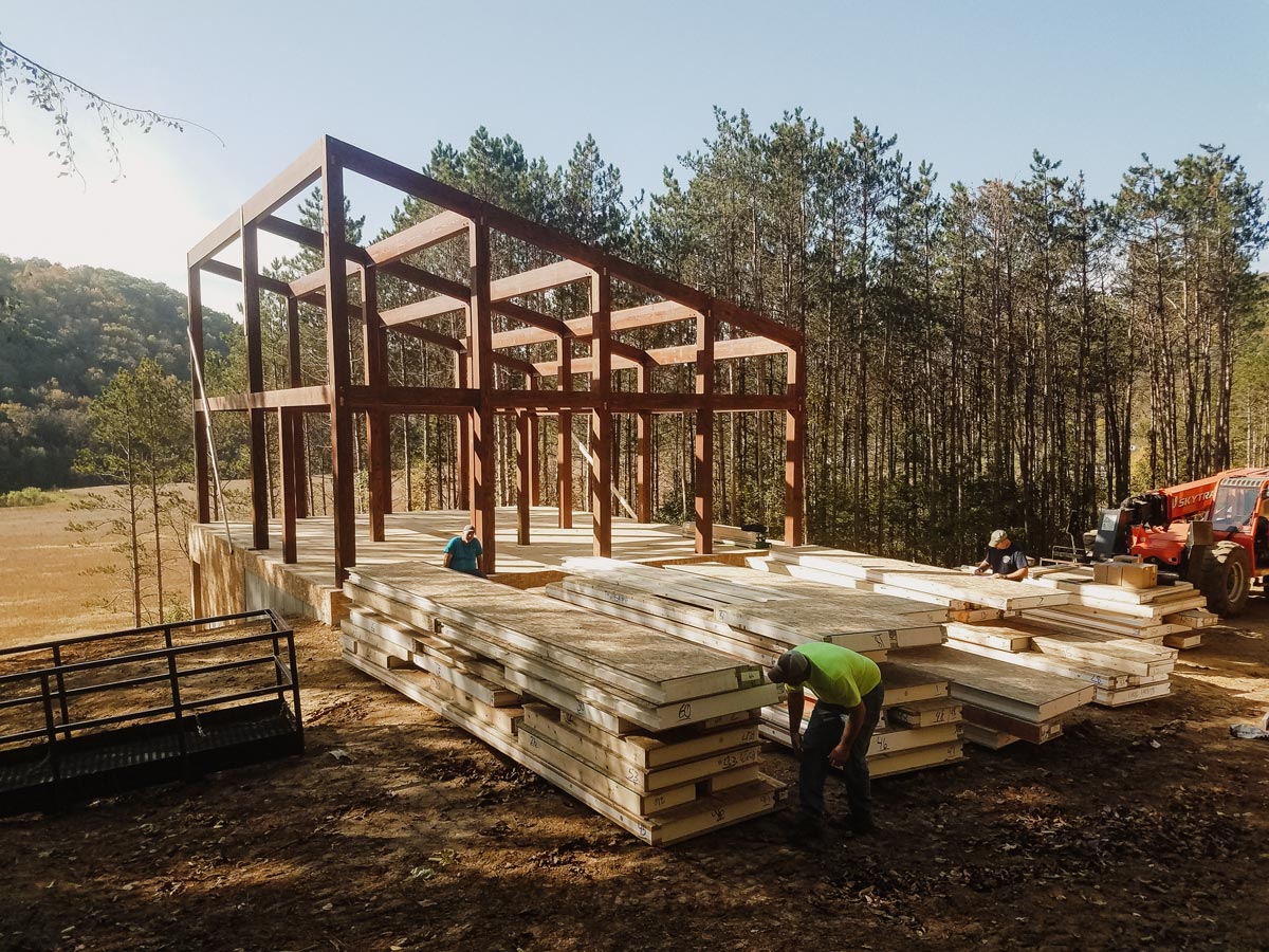 Jobs in Progress | Custom Timber Frames