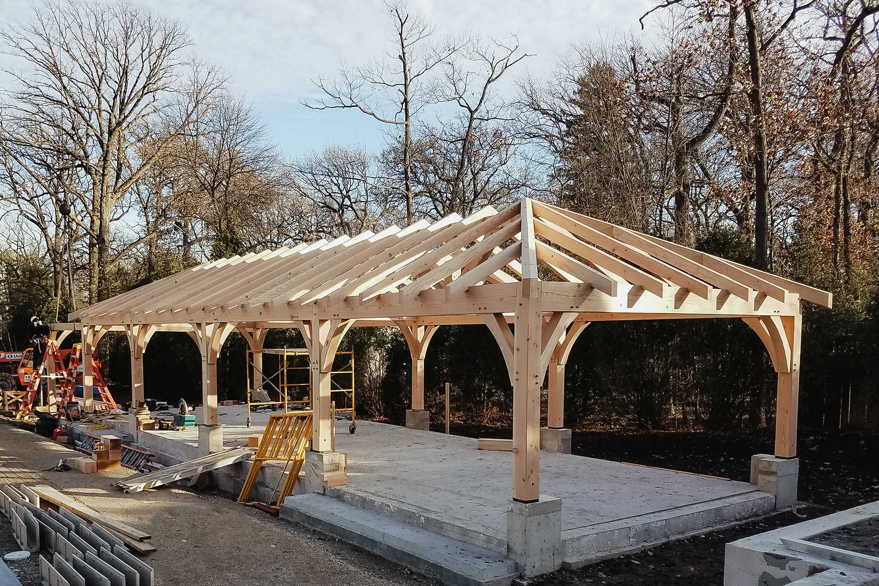 Jobs in Progress | Custom Timber Frames