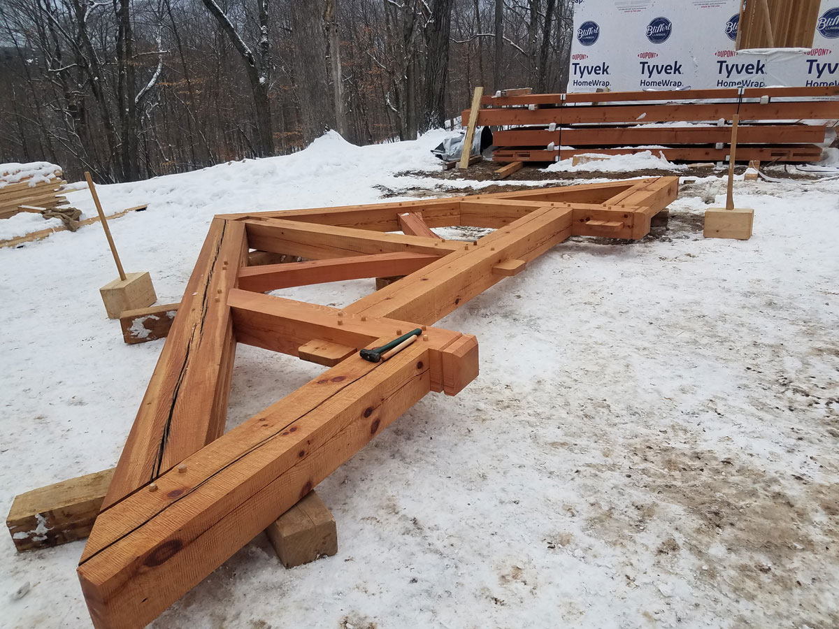 Jobs in Progress | Custom Timber Frames