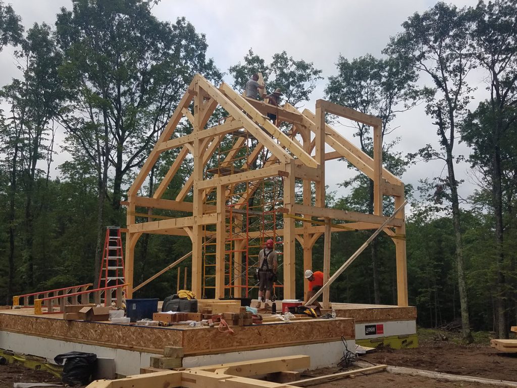Wisconsin River Front Timber Frame Home | Custom Timber Frames