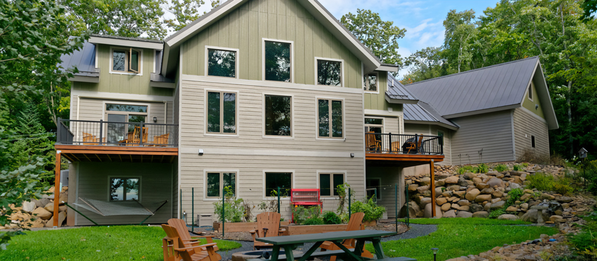 Bayfield, WI | Custom Design House | Custom Timber Frames
