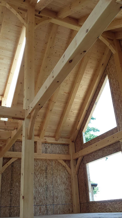 Chetek, WI | Post and Plate Design | Custom Timber Frames