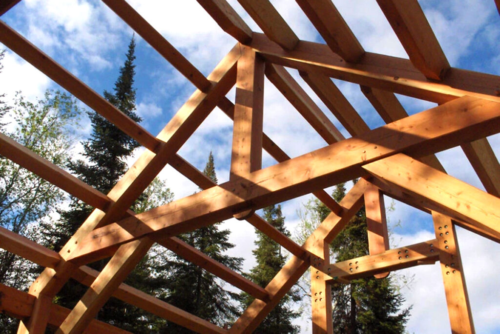 Timber Frame Truss System | Custom Timber Frames | WI