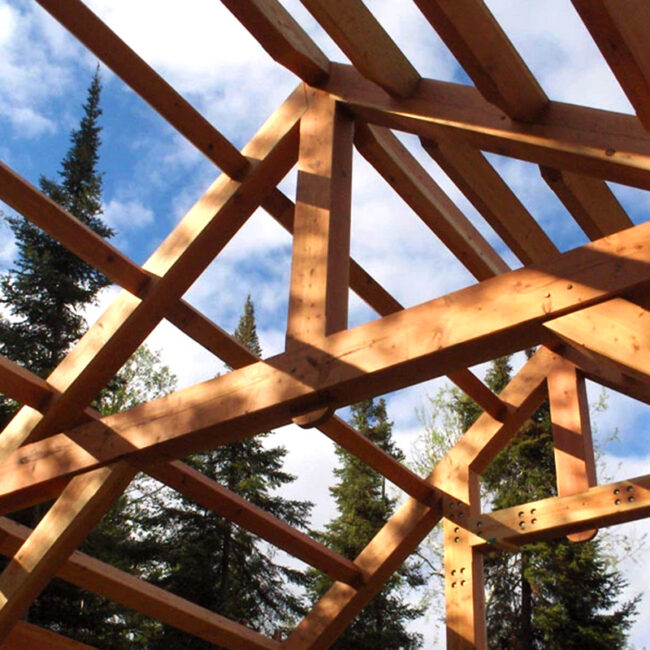 Timber Frame Truss System | Custom Timber Frames | WI