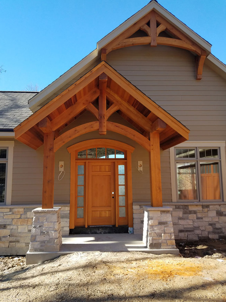 West Bend, WI | Arched Truss | Custom Timber Frames