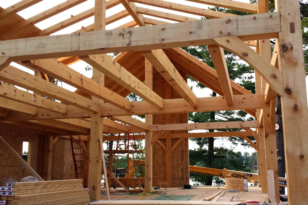Chetek, WI | Post and Plate Design | Custom Timber Frames