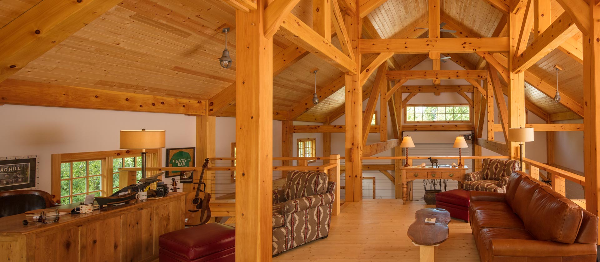 Amazing Man Cave | Portfolio | Custom Timber Frames