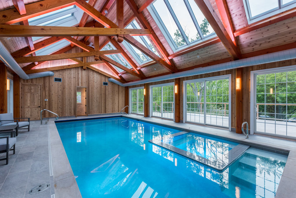Timber Frame Indoor Pool | Custom Timber Frames