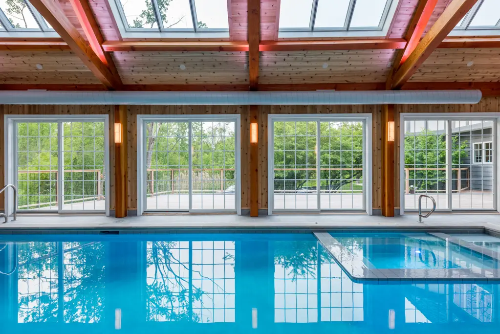 Timber Frame Indoor Pool | Custom Timber Frames